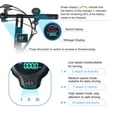 TopMate ES33 3-Wheel Folding Mobility Scooter for Adults, 8 inch Tires ...