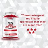 Ancient Keto Sugar Free Apple Cider Vinegar Gummies with The Mother ...