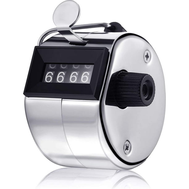 4-digit hand count counter hand counter metal mechanical hand counter ...