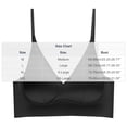 Swuxness Women's Push-Up Bras V Neck Thin Strap Pull On Back Support ...