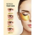 24k Gold Under Eye Patches (25 Pairs), eye mask, Collagen Skin Care ...