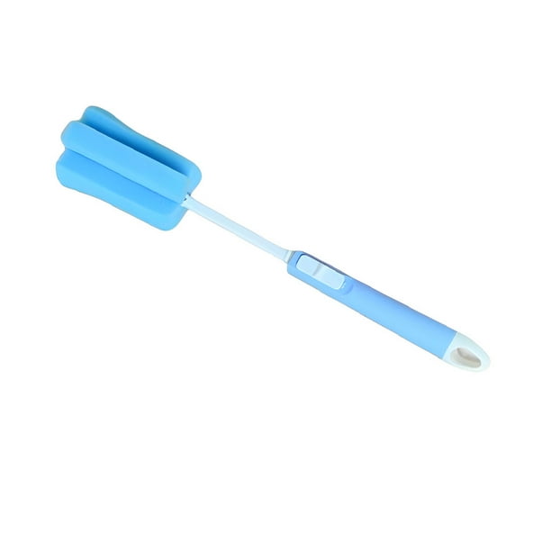 Wweixi Standable Sponge Head Brush Long Handle Brush Glass Milk Bottle ...