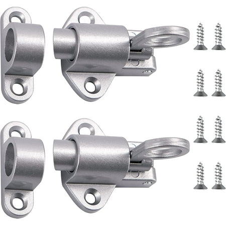 HUSERYT Bounce Door Latch 2PCS Automatic Door Latch Automatic Spring ...