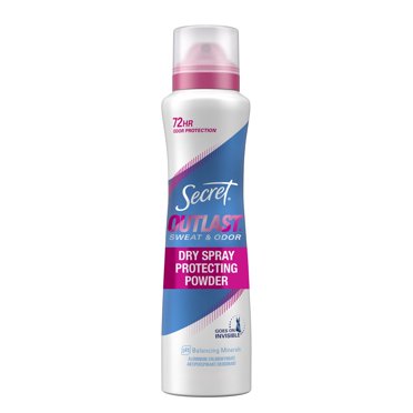 Secret Dry Spray Antiperspirant Deodorant, Waterlily and Argan Oil, 4.1 ...