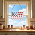 Acrylic Puzzles Sun Catcher Window Hanging American Flag Patriotic Flag ...