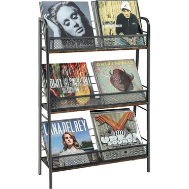 R RUIMEI Vinyl Record Storage - Stackable with 30 Albums - 7 or 12 inch ...