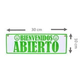 Abierto y cerrado Stamp it Letrero abierto y cerrado | Bodega Aurrera ...