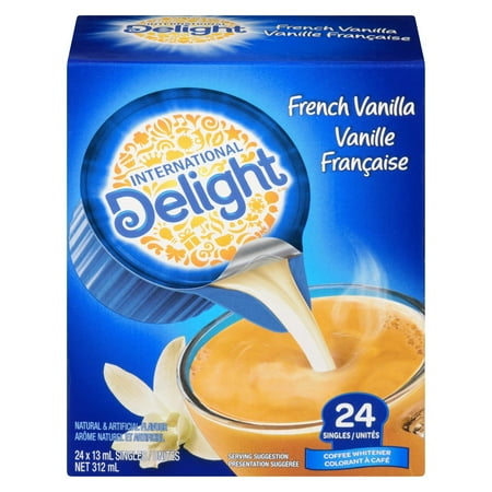 International Delight Coffee Creamer, French Vanilla, Portion Cups, 24 ...