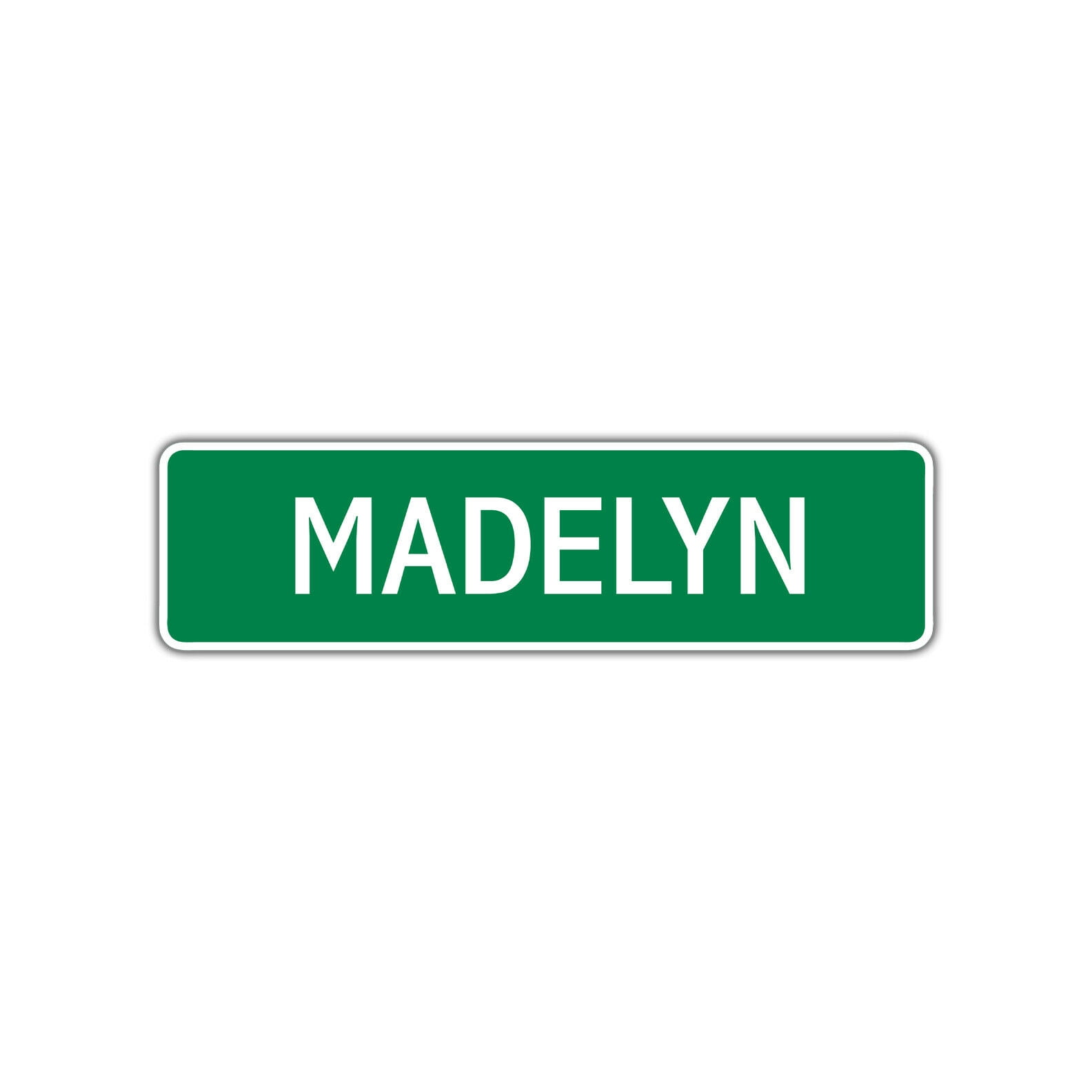 Madelyn Girls Children Indoor Outdoor Unique Wall Novelty Name Letter ...