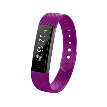 ID115 Smart Bracelet Fitness Tracker Step Counter Tracker; Bluetooth ...