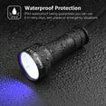 Lepro Handheld UV Flashlight - 51 LED, 395nm Detector for Pets & Bugs ...