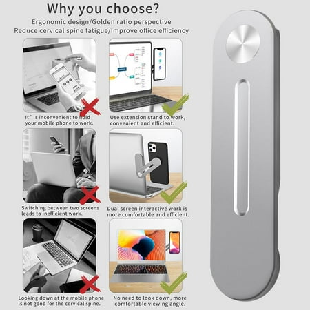 Phone to Laptop Clip Laptop Side Mount Dual Screens Mount Side mount ...