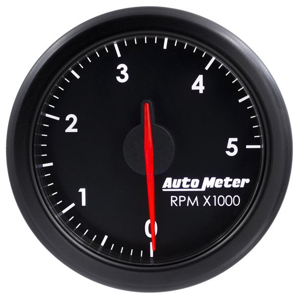 AutoMeter 9198-T AirDrive Tachometer; 2-1/16 in.; Black Dial Face; User ...