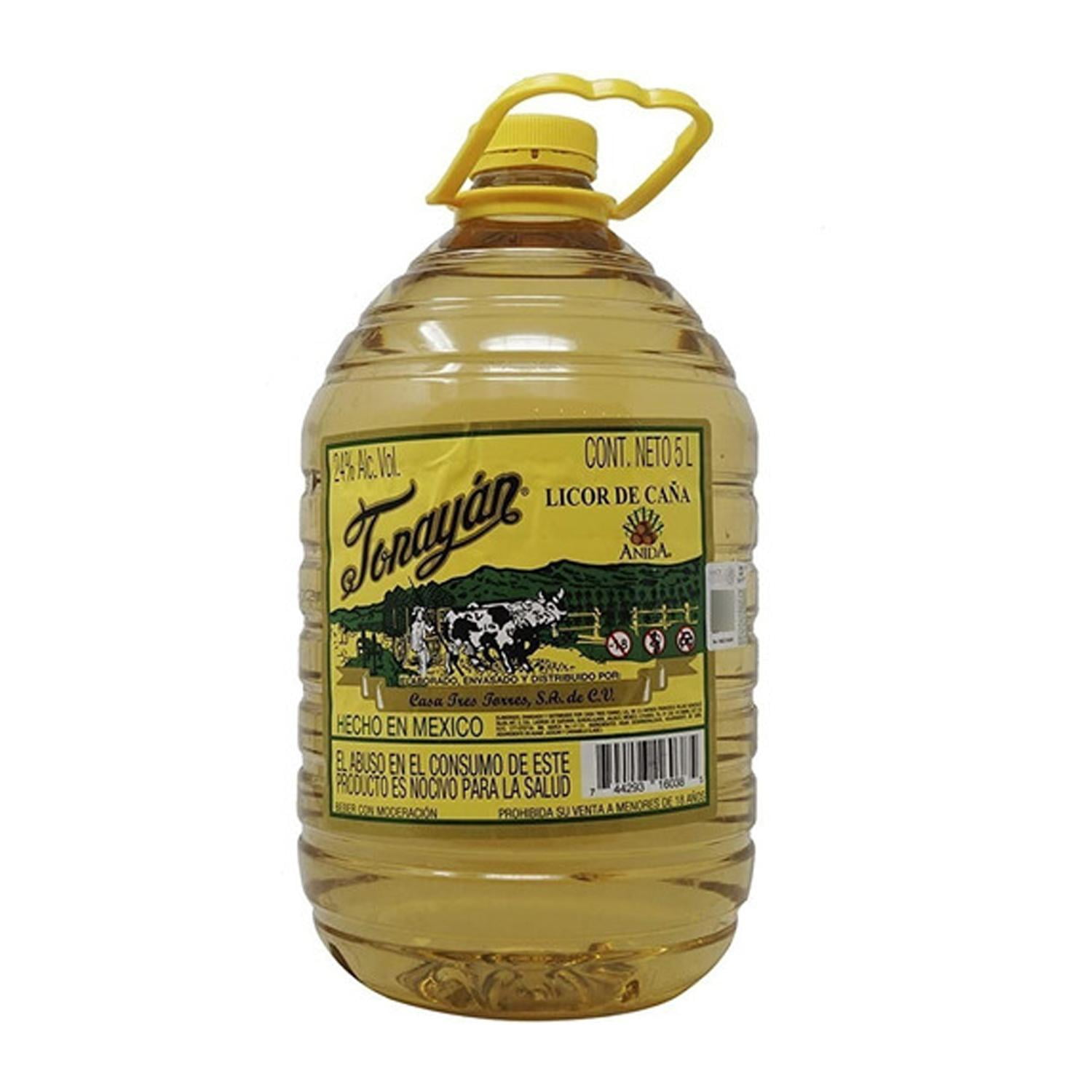 Licor De Caña Tonayan Amarillo Pet 5 L Tonayan Amarillo Pet | Walmart ...