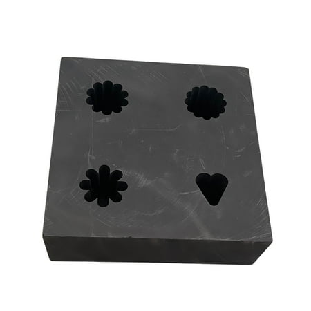 Graphite Ingot Mold, Flower Combo Gold Silver Scrap Melting Casting ...