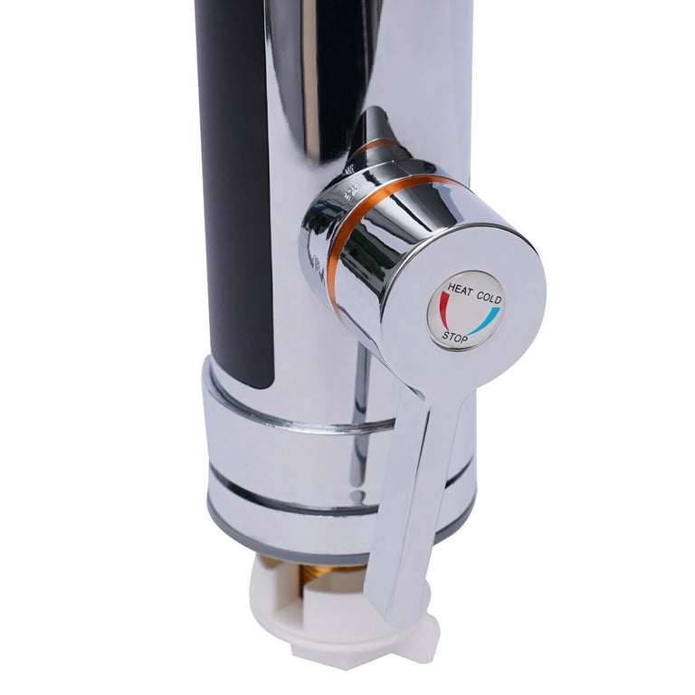 Electric Tap Instant Hot Water Heater Tap Digital Display Tankless 360 ...