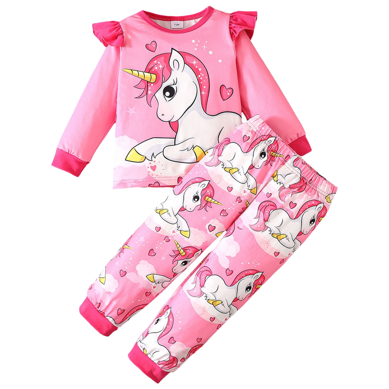 Click here for Gubotare Toddler Girl Pajamas Kids Pajama Set snug... prices