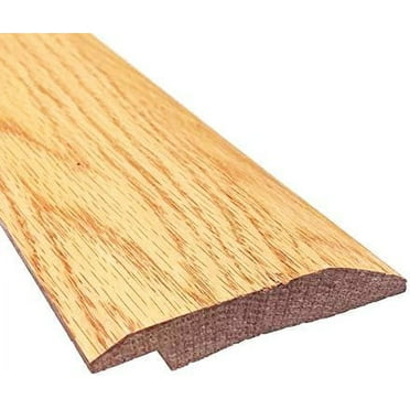 Oak 1" Overlap Edge Floor Transition 4 1/8" Wide (4 FT Long) - Walmart.com
