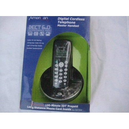 ATS PA22504H DECT 6.0 Cordless Phone, Call Waiting ID, Speakerphone ...