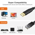 RYJUYJ-USB Console Cable 6 FT USB to RJ45 Serial Adapter Compatible ...