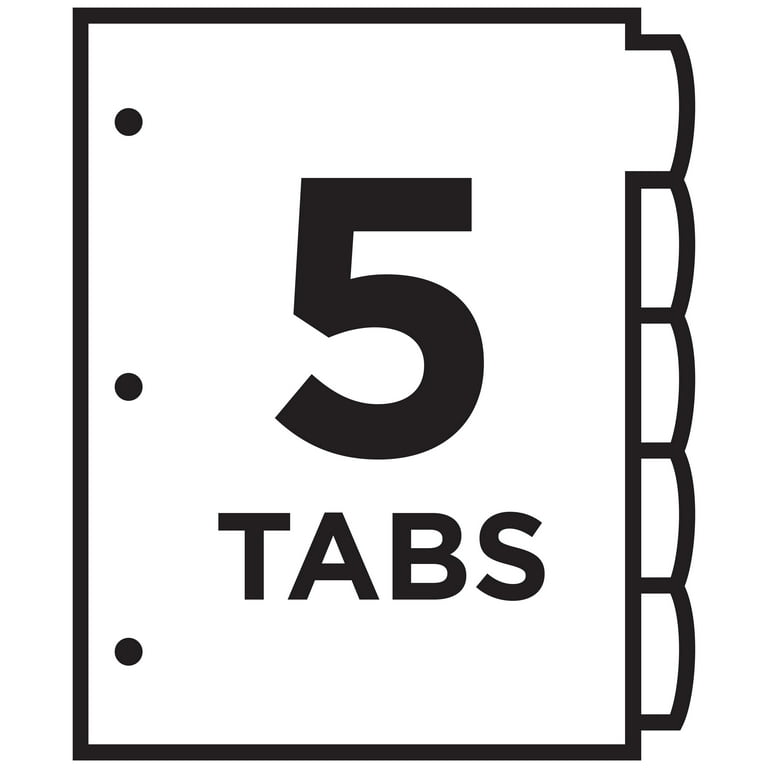 Binder Tabs Clipart