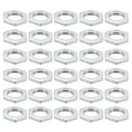 Uxcell M12x1.5 Steel Hex Nuts Zinc Plated Hardware Nuts Screw Bolt Fasteners 5mm Height 20 Pack ...