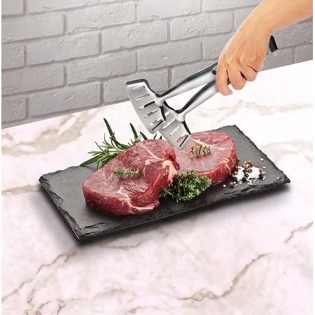 Steak Tongs, Kitchen Tongs, Stainless Steel Fried Fish Tongs For Easy ...