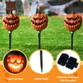 Joyfy 3 Pack Halloween Decorations Lighted Pumpkin Pathway Lights ...