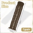 Acrylic Fibers Cover Leg Guards Costume Accessories Coffee 430x150x28mm ...