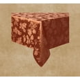 Town & Country Autumn Medley Rust Spice Fall Leaf Damask Tablecloth ...