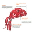 Ergodyne Chill-Its 6615 Absorptive Moisture-Wicking Dew Rag, Red ...