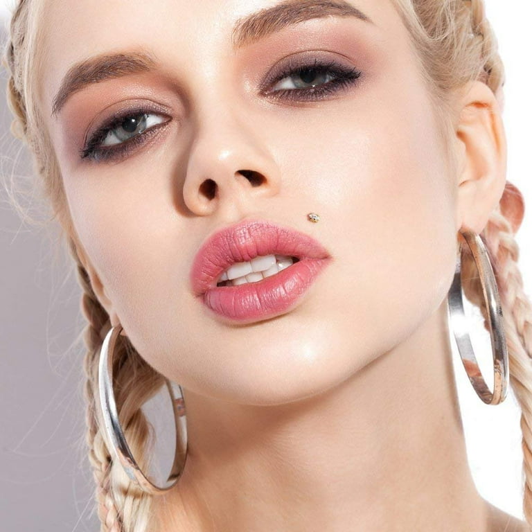 Clear Lip Piercing Stud