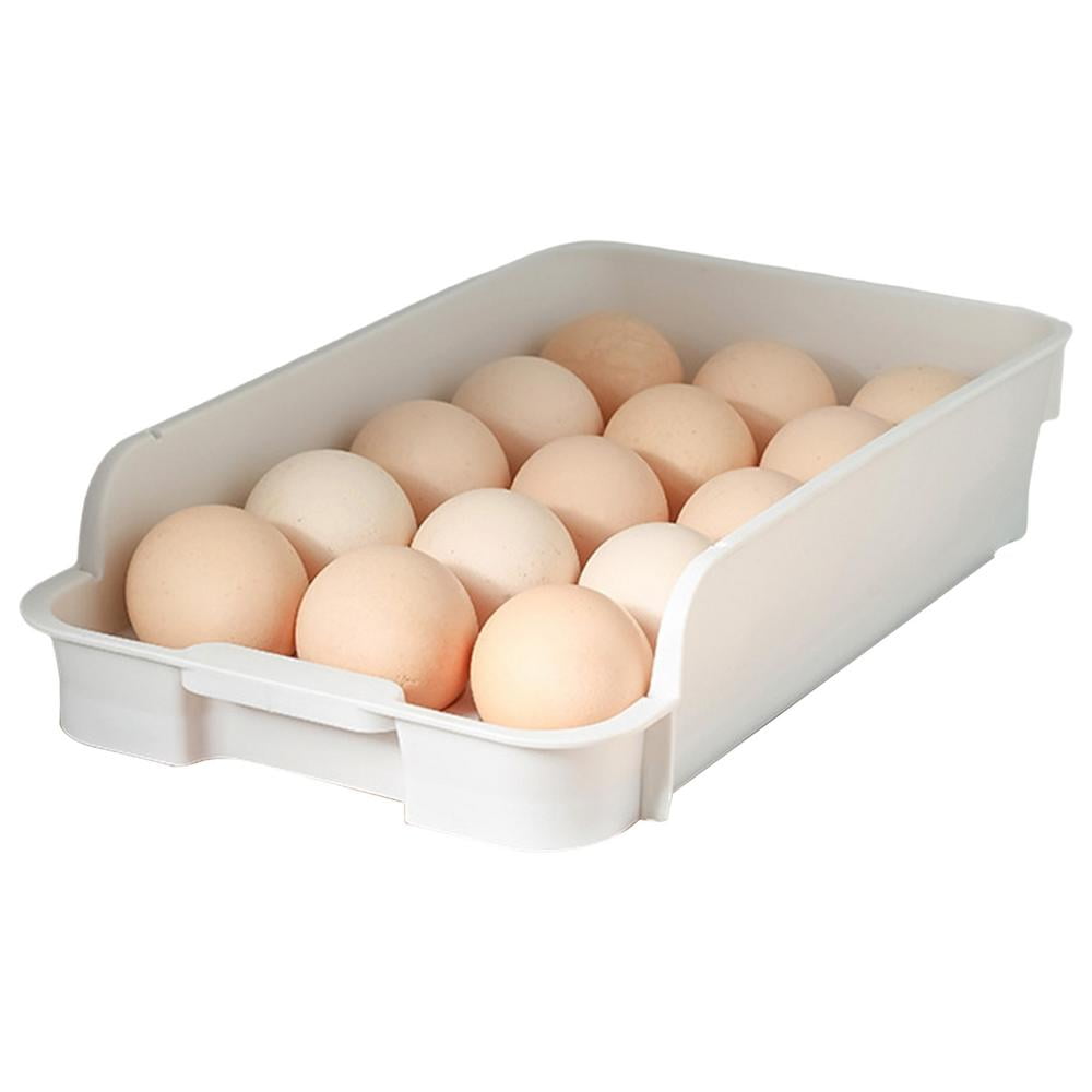 Tohuu Egg Holders for Refrigerator Large Capacity Egg Fresh Storage Box ...