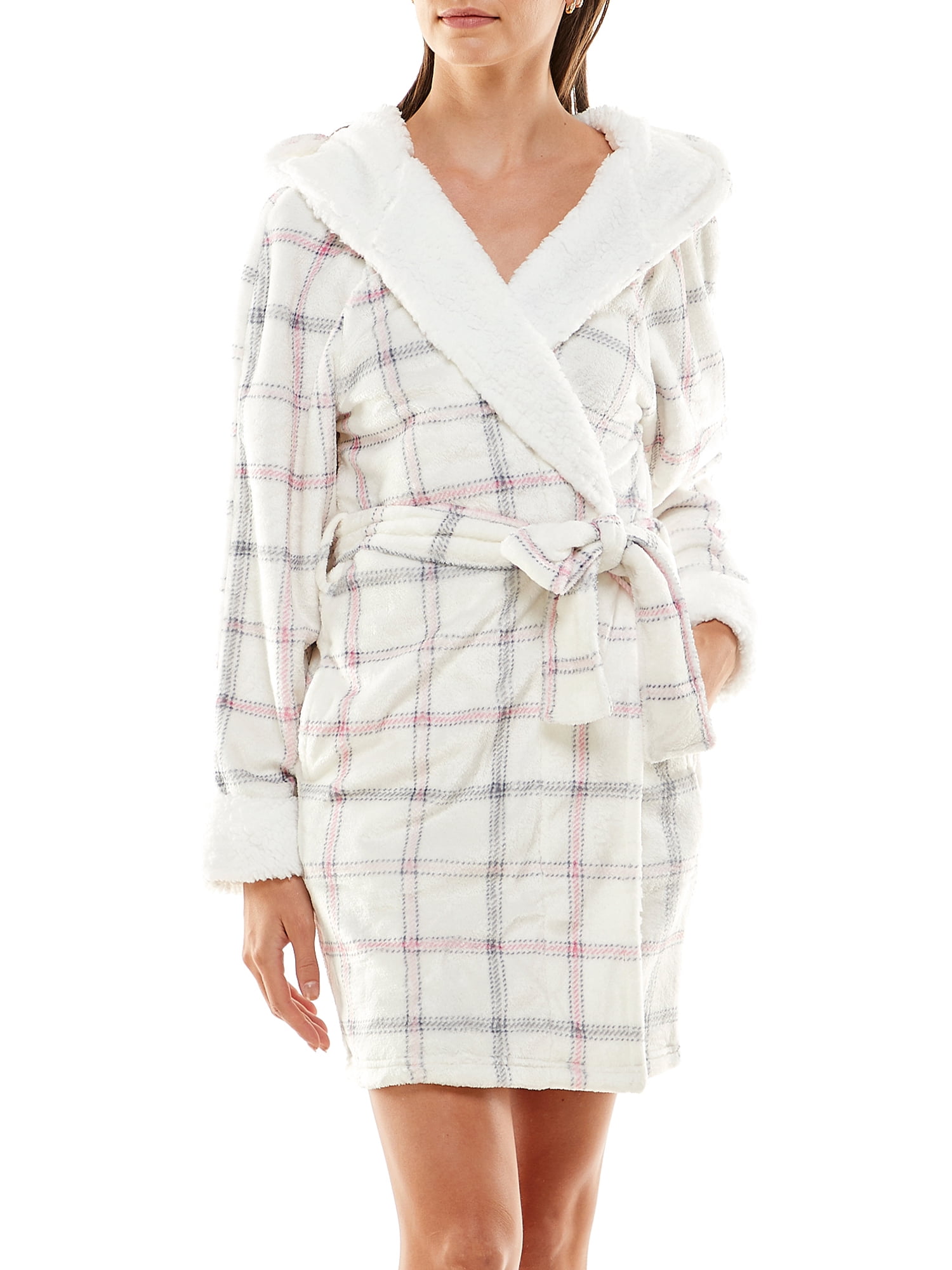 Jaclyn Women's Plush Printed Robe - Walmart.com