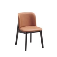 ACME Fabiola Side Chair (Set of 2) in Fabric and Stainless Steel ...