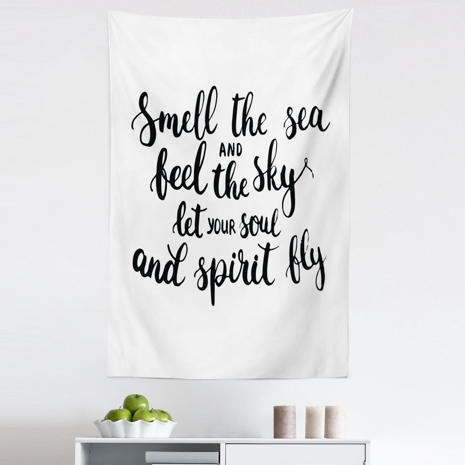 Saying Tapestry, Hand Drawn Typography with Uplifting Free Themed ...