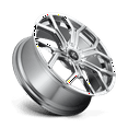 DUB 1PC Aluminum Rim S207 ROYALTY 24X9.5in Chrome Plated Finish ...