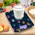 High Precision Digital Kitchen Scale Tempered Glass Food Scale ...