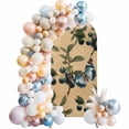 Vintage Butterflies Arch Backdrop Cover, 4FT, Blueberries Green Leaves ...