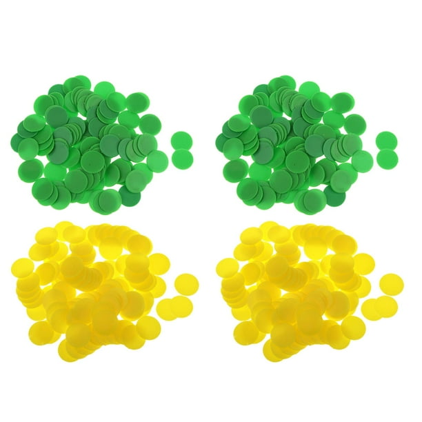 100x Opaque Counter Game Counters Tiddly Winks Numeracy Yellow+100x ...
