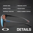 Oakley OO9448 Sylas Rectangle Shaped Polarized Sunglasses for Men ...