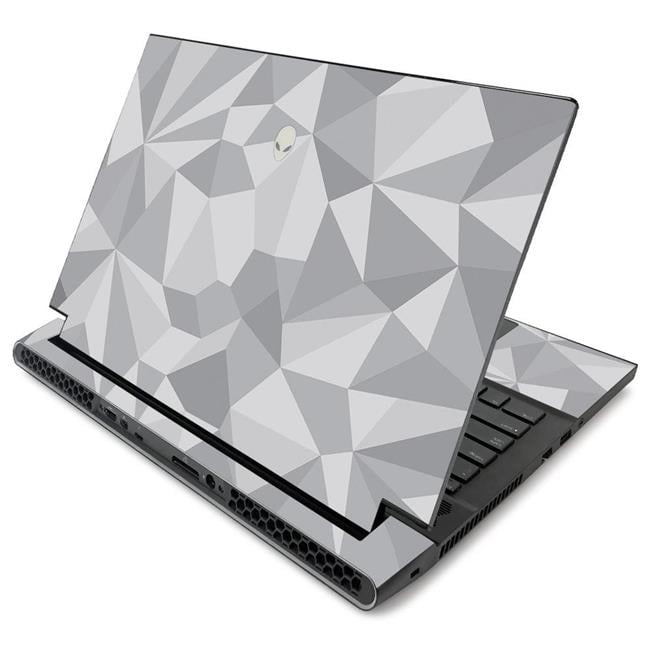 MightySkins ALWM17R219-Gray Polygon Skin for Alienware m17 R2 2019 ...