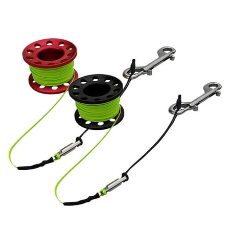 2 Pack Finger Spool Scuba Diving Dive Reel Compact with 15m s | Walmart ...