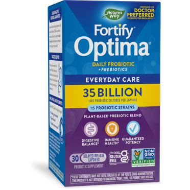 Nature’s Way Fortify Optima 50+ Daily Probiotic 30 Capsules - Walmart.com