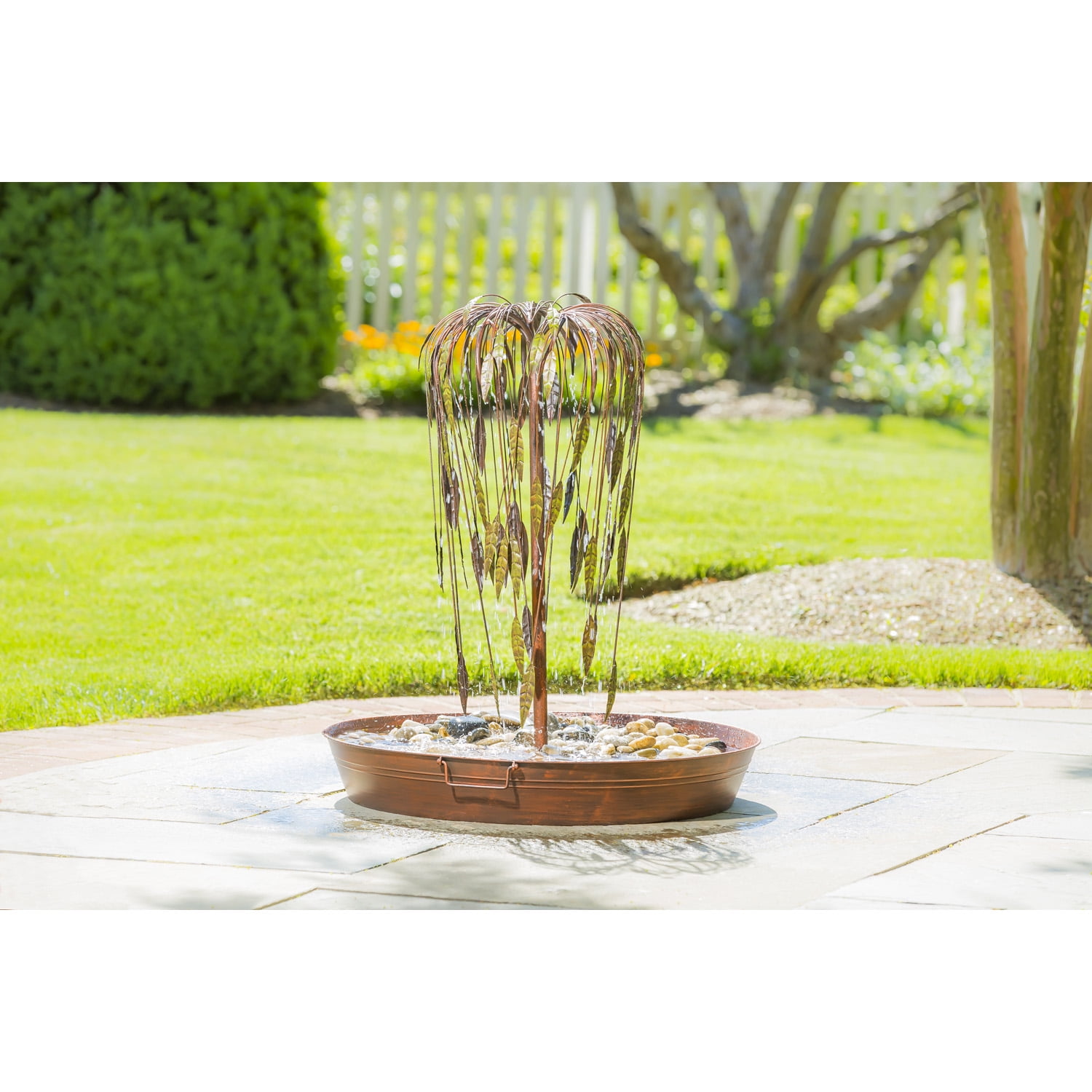 Weeping Willow Water Fall Fountain - Walmart.com
