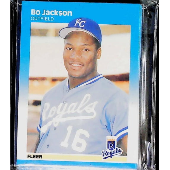 1987 Fleer Kansas City Royals Team Set BO JACKSON RC 23 Cards NM-MT ...