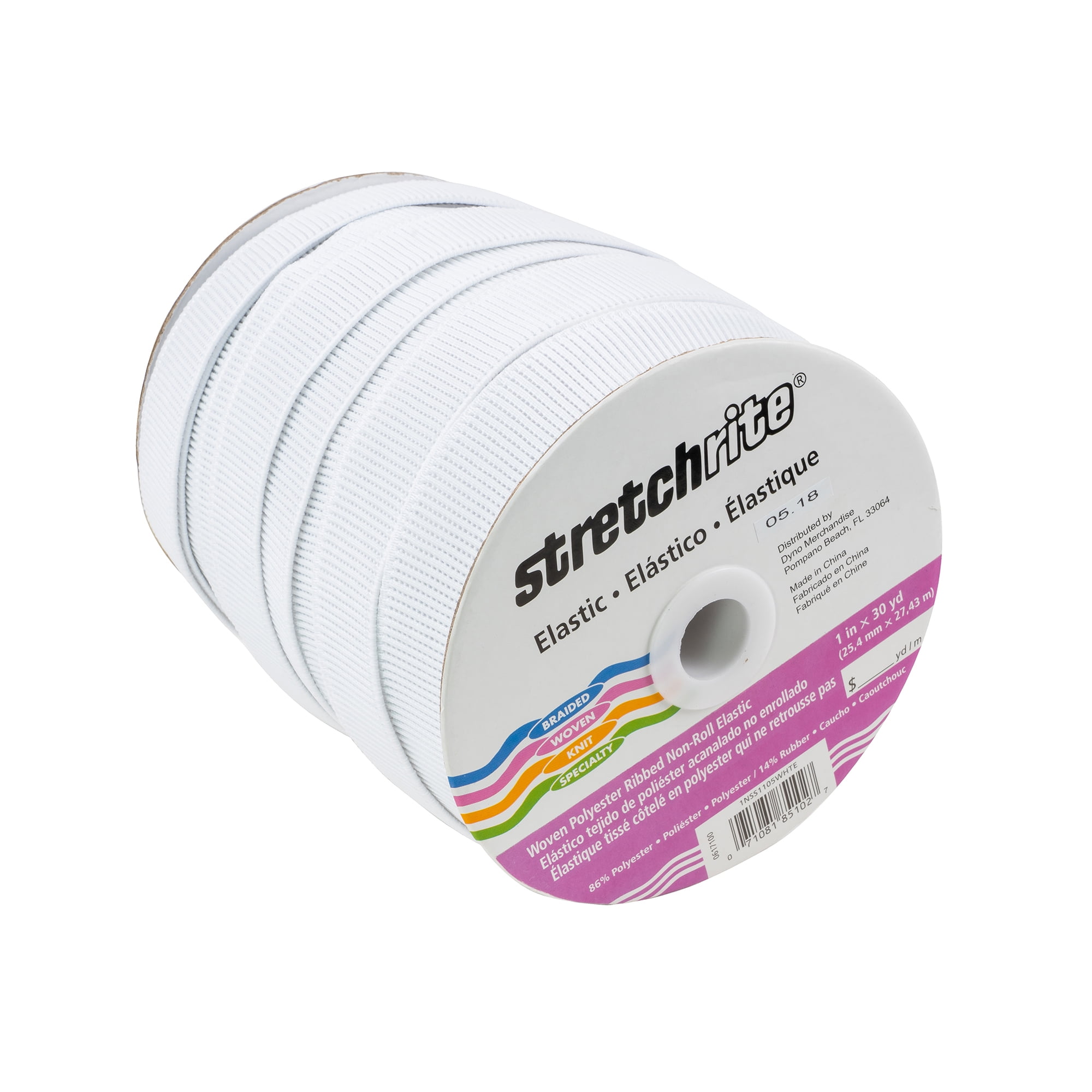 StretchRite 1.25" Sewing & Craft Elastic, 30 yd - Walmart.com