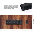 Brown Wood Grain Large Gaming Mouse Pad, 35.5 X 16 Inch Extended Desk ...