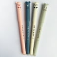 4Pcs Cartoon Gel Pen Erasable Gel Pen 0.35mm Needle Tip Office Writing ...