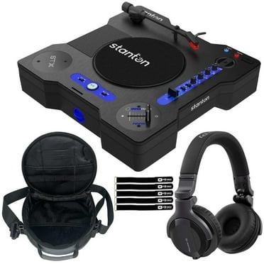 Stanton STX Portable Scratch DJ Turntable with Bluetooth, Pitch Slider ...